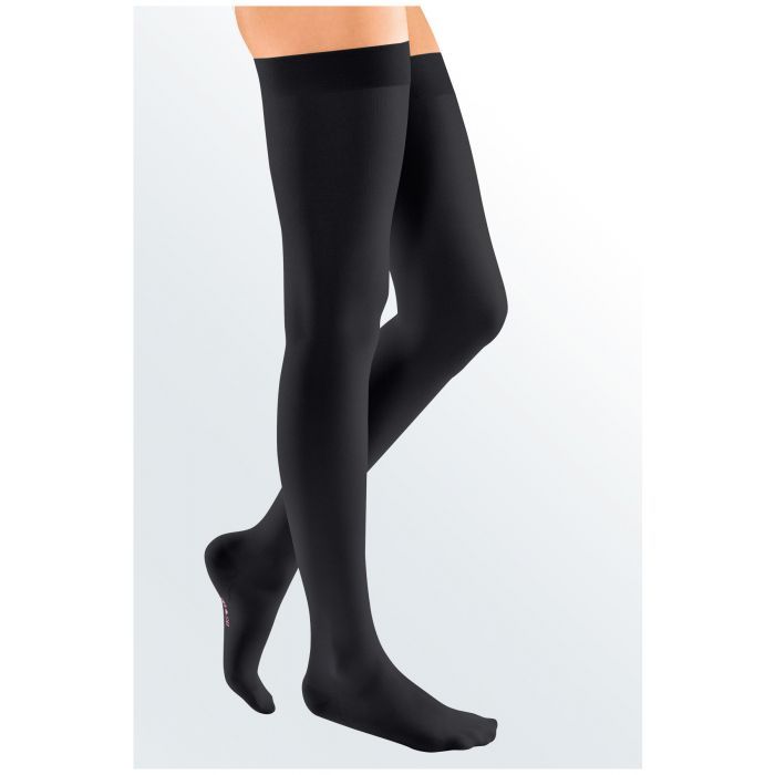 Mediven Elegance Thigh Length Stockings with Silicone Top Band (Extra ...